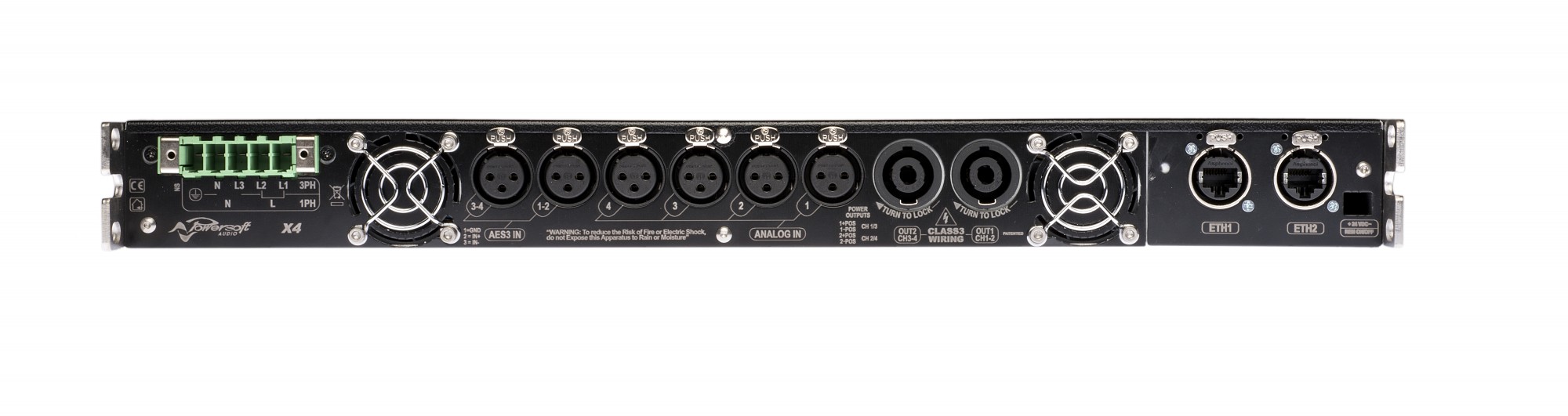4-х канальные POWERSOFT X4 DSP+ETH купить в Москве с доставкой